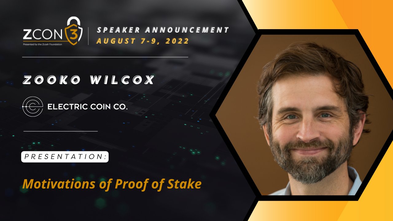 Zcon3 speaker highlight: Zooko - Z.Cash